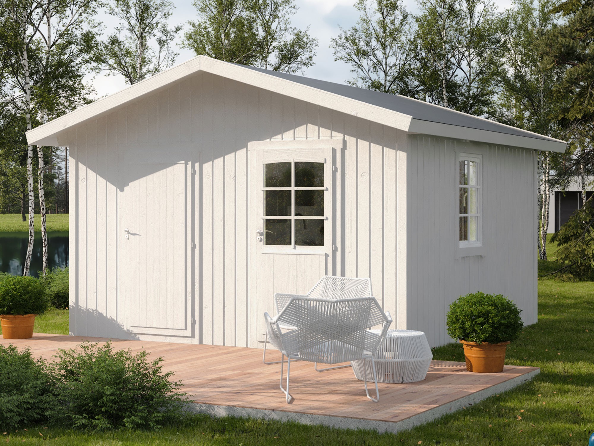 Friggebod 15 kvm - Köp en komplett byggsats | Polhus | Polhus