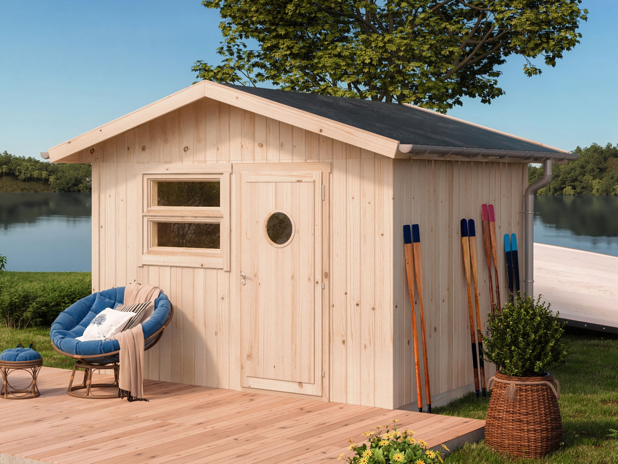 Friggebod 10 kvm - Köp en komplett byggsats | Polhus | Polhus