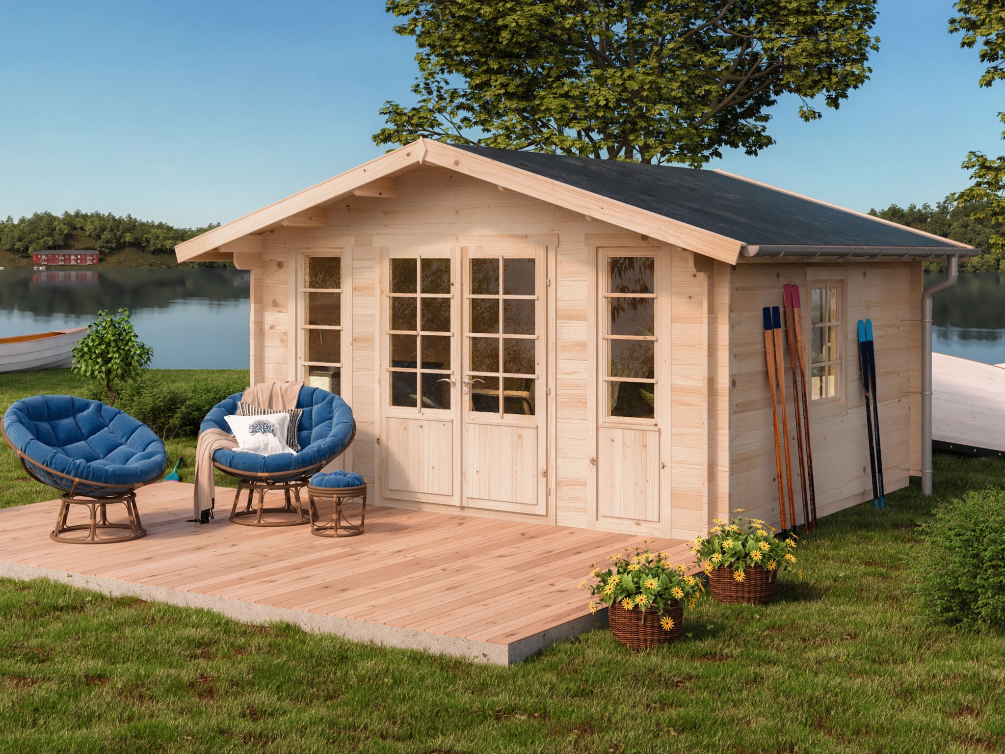 Friggebod 15 kvm - Köp en komplett byggsats | Polhus | Polhus