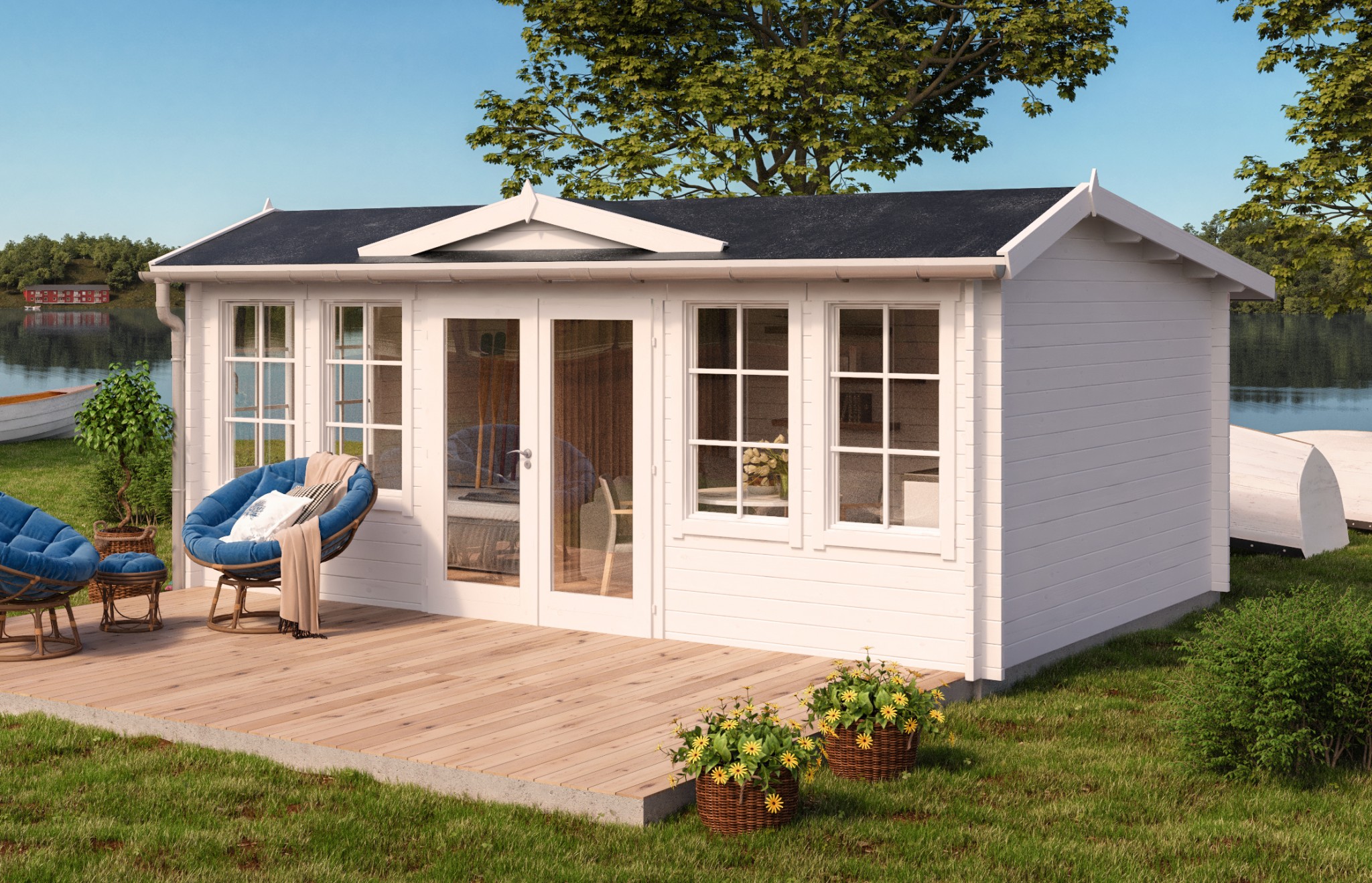 Attefallshus 25 kvm | Polhus