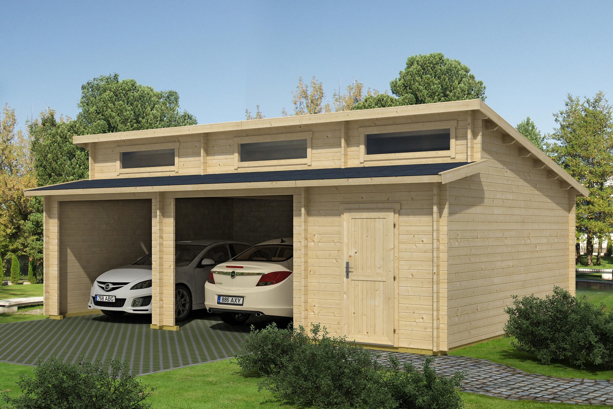 Garasje – Bygg en garasje av et ferdig byggesett