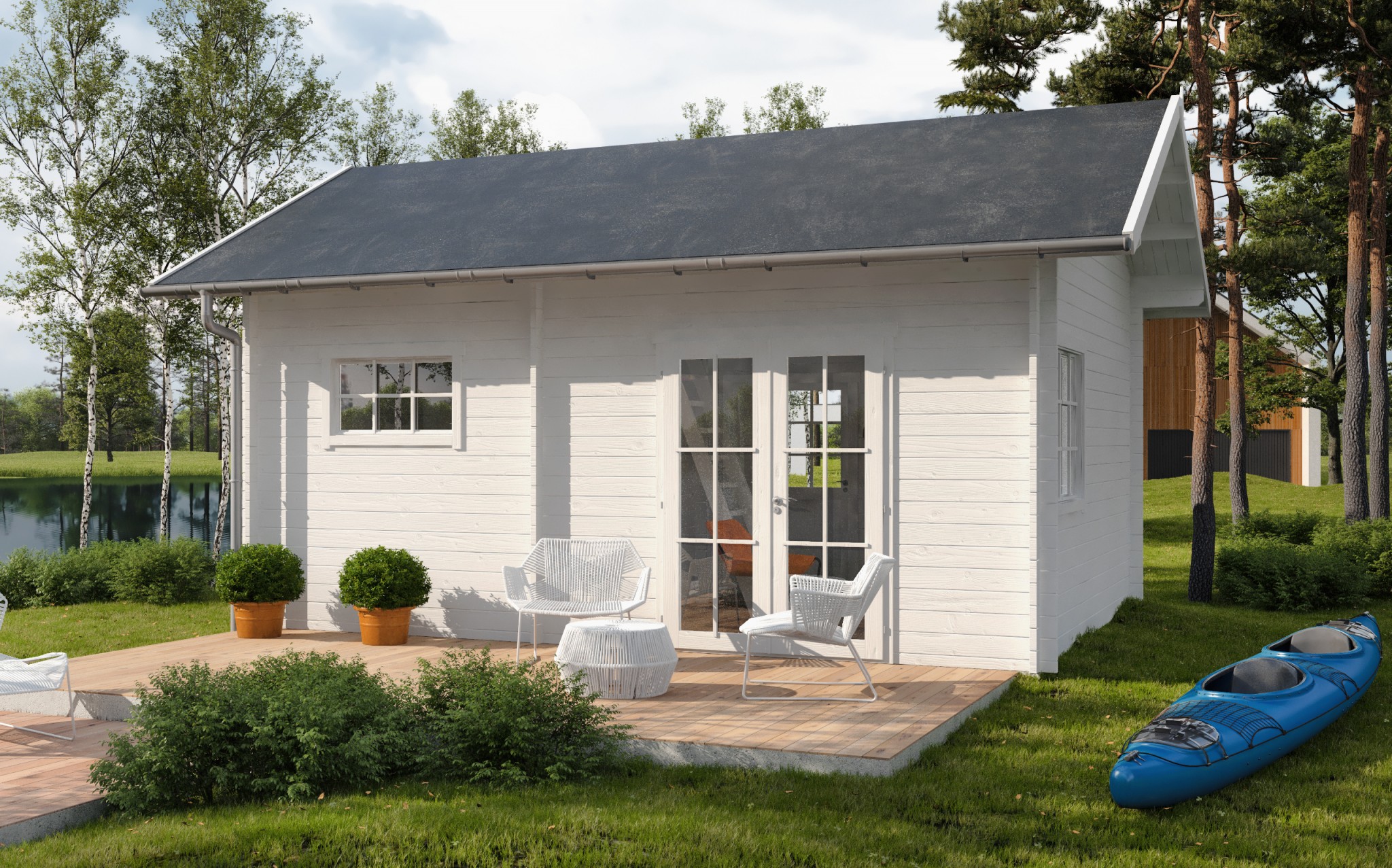 Attefallshus 25 kvm Anna | Polhus