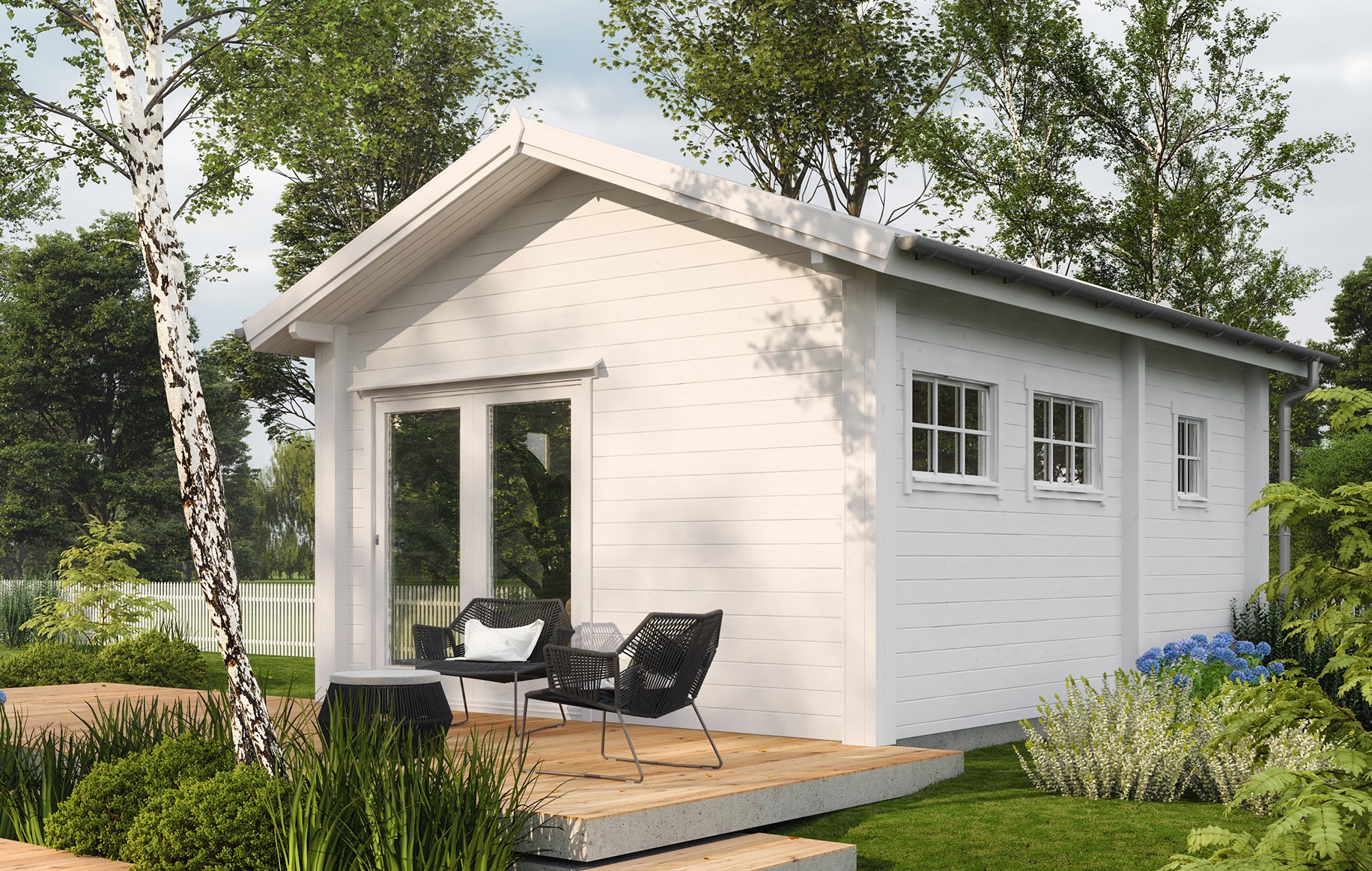 Attefallshus 25 kvm | Polhus