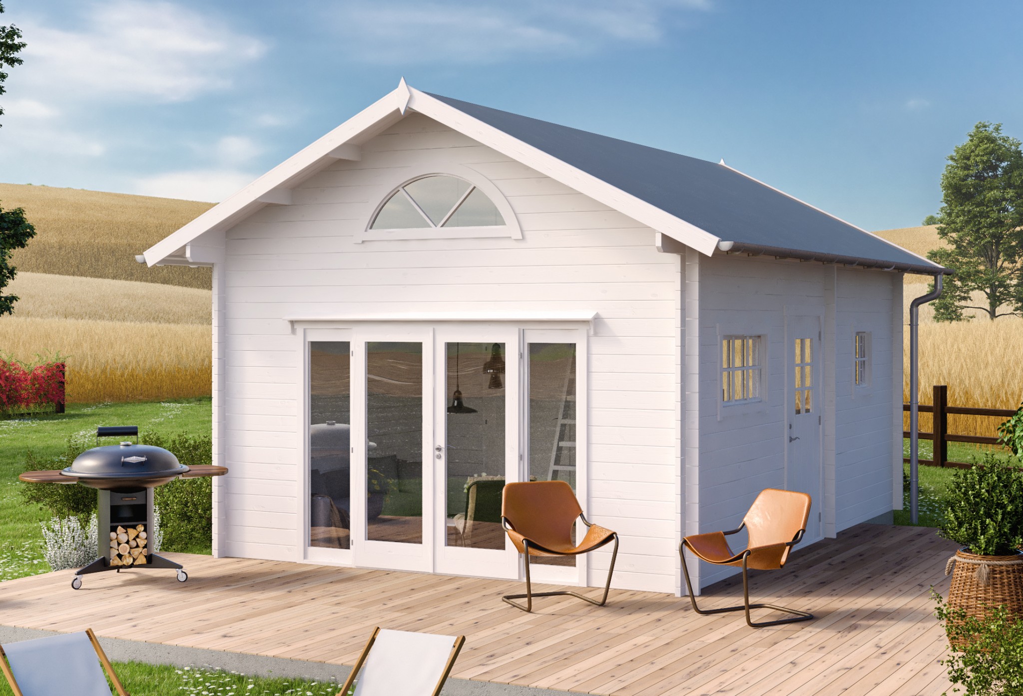 Attefallshus med loft - Köp en byggsats till bra pris | Polhus | Polhus