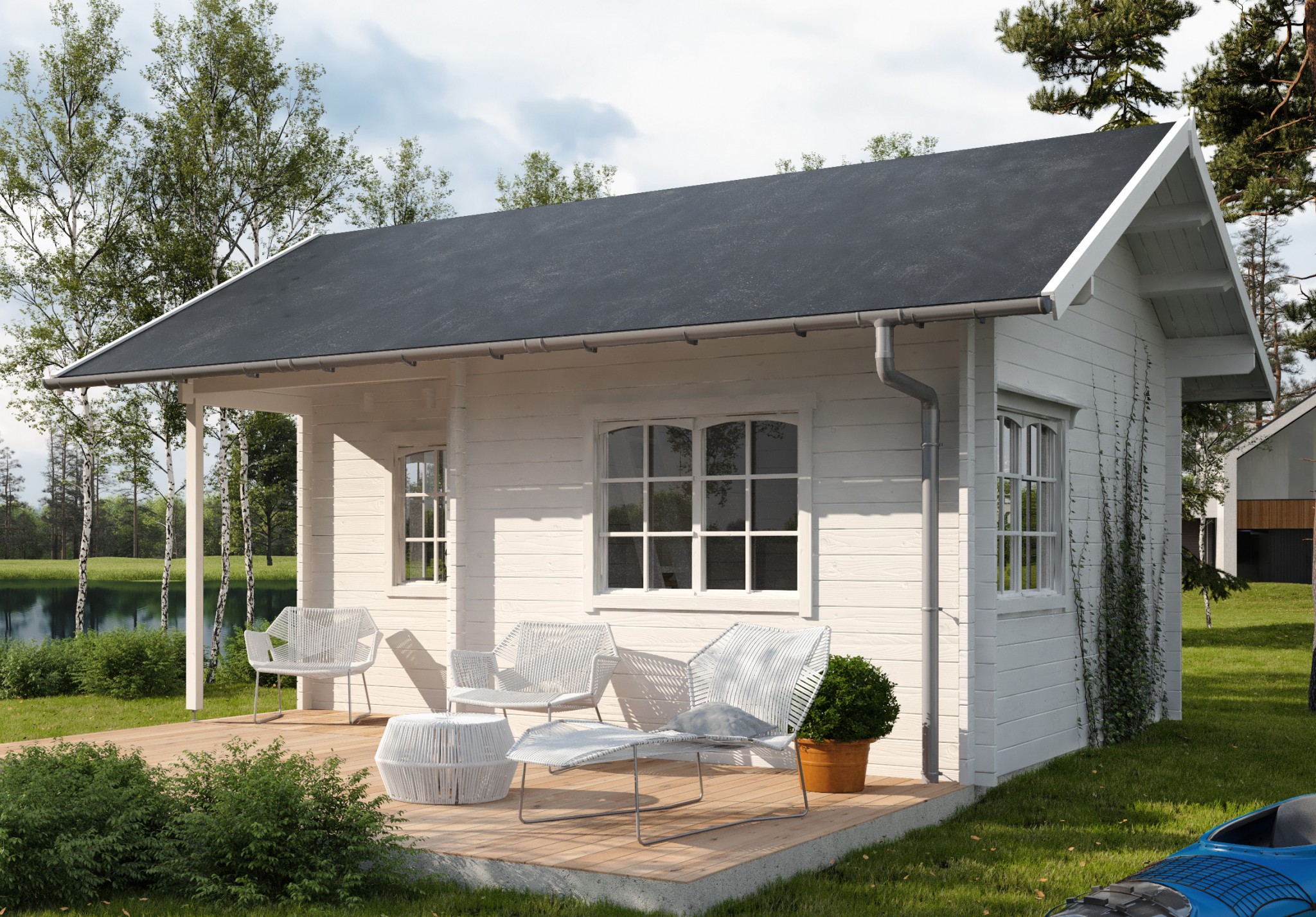 Attefallshus med loft - Köp en byggsats till bra pris | Polhus | Polhus