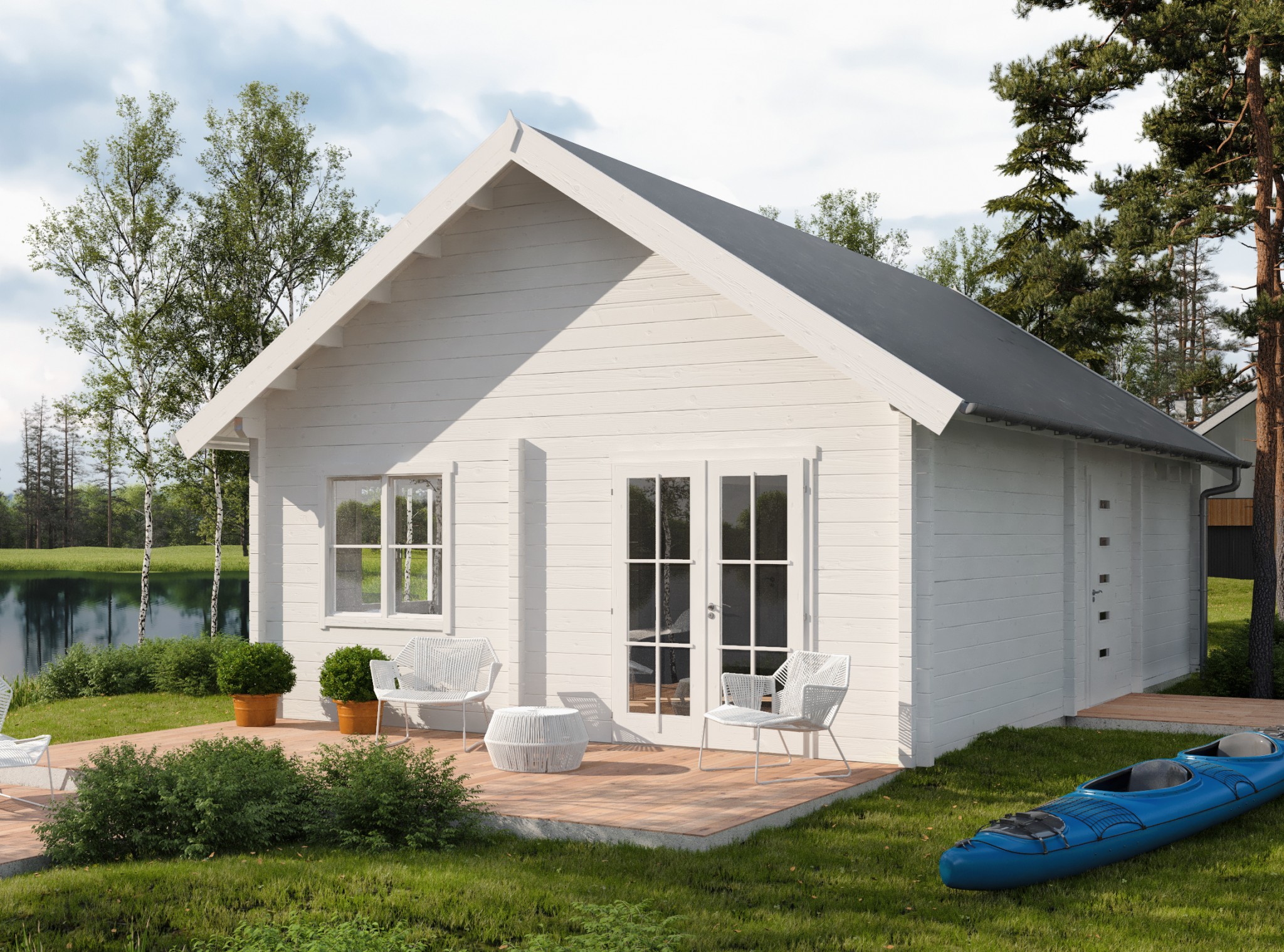 Fritidshus Alice - Fritidshus med fyra rum och loft | Polhus