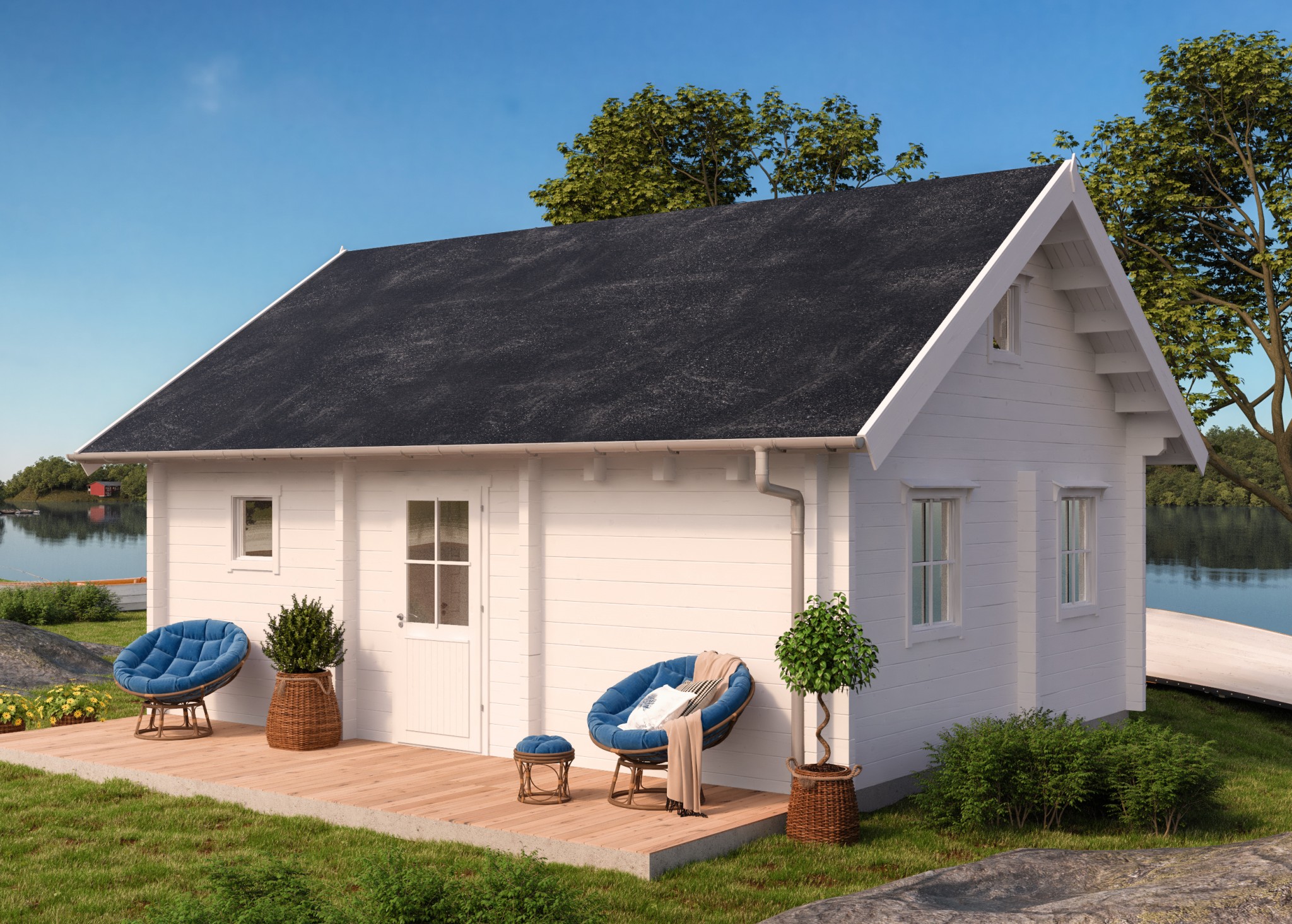 Fritidshus Alice - Fritidshus med fyra rum och loft | Polhus