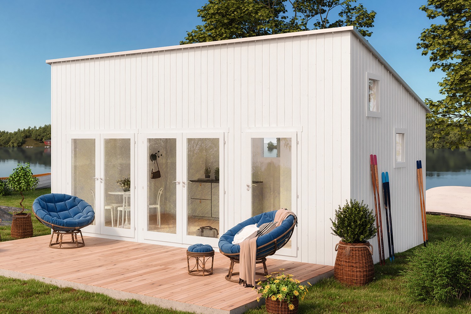 Attefallshus med loft - Köp en byggsats till bra pris | Polhus | Polhus