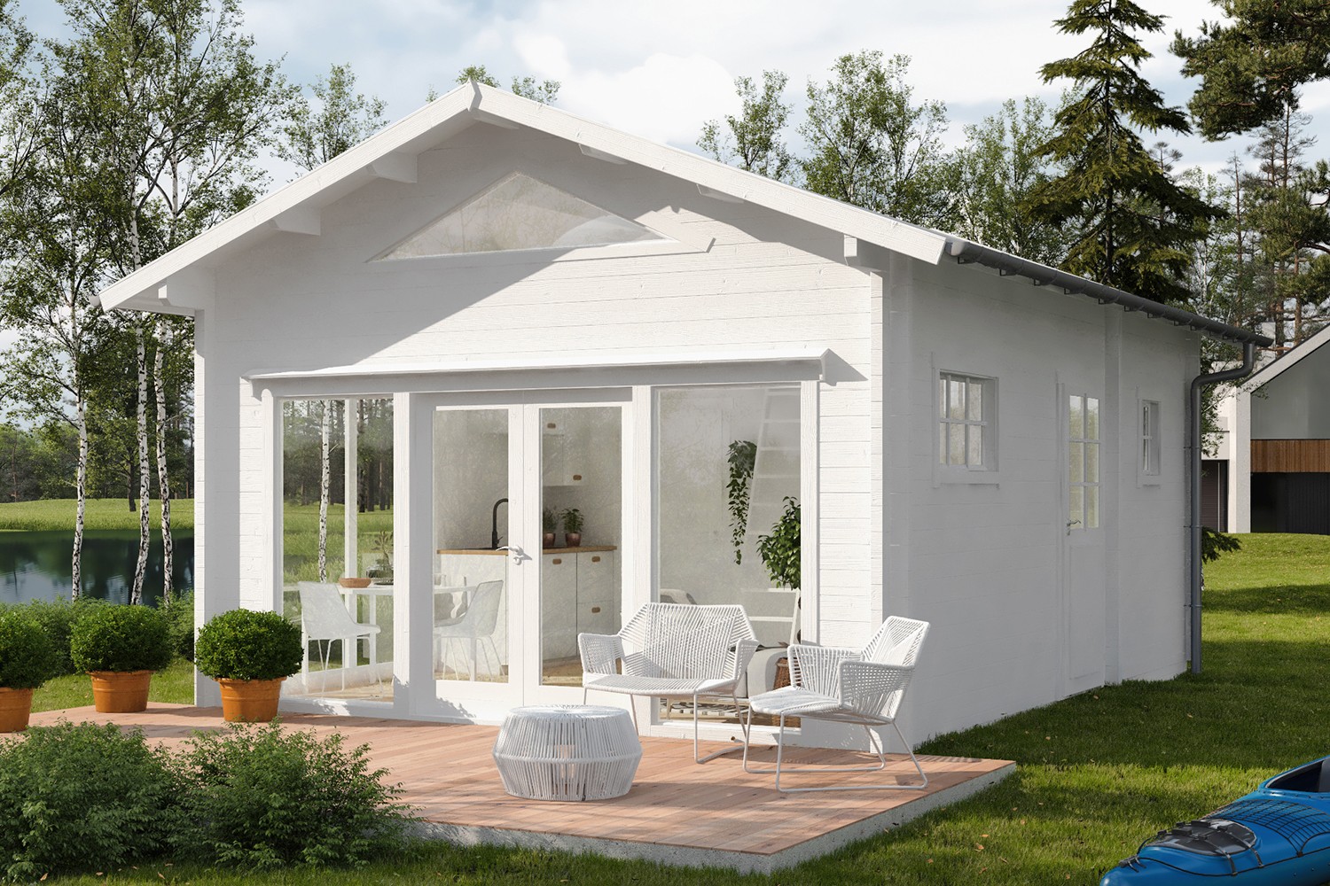 Attefallshus | Ljus & luftig design | Byggsats | Polhus SE