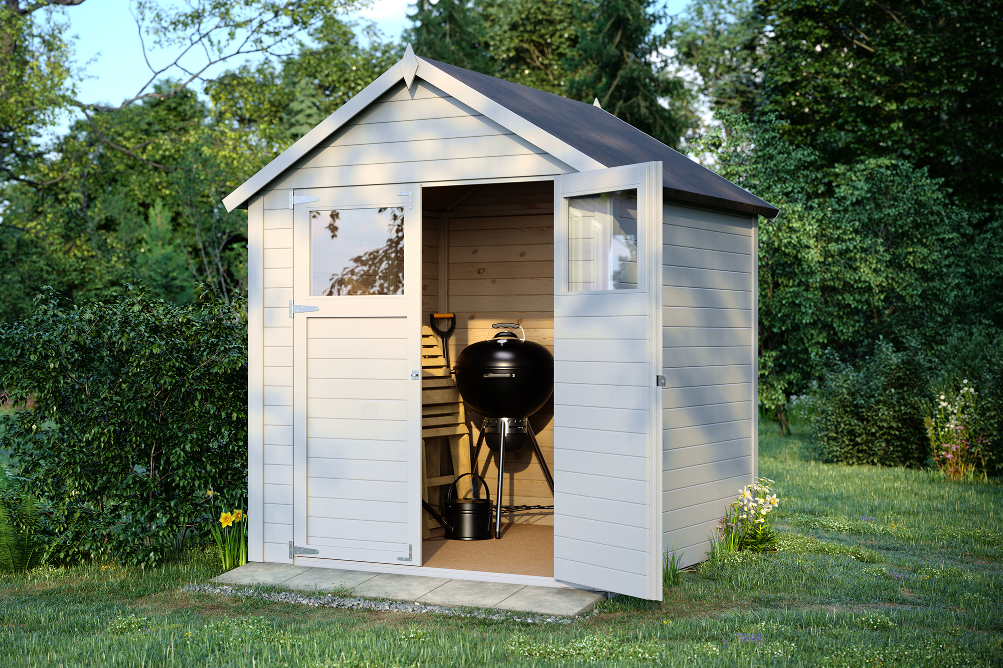 Tuinschuur - Bouw een betaalbaar tuinhuisje met een kant-en-klaar ...
