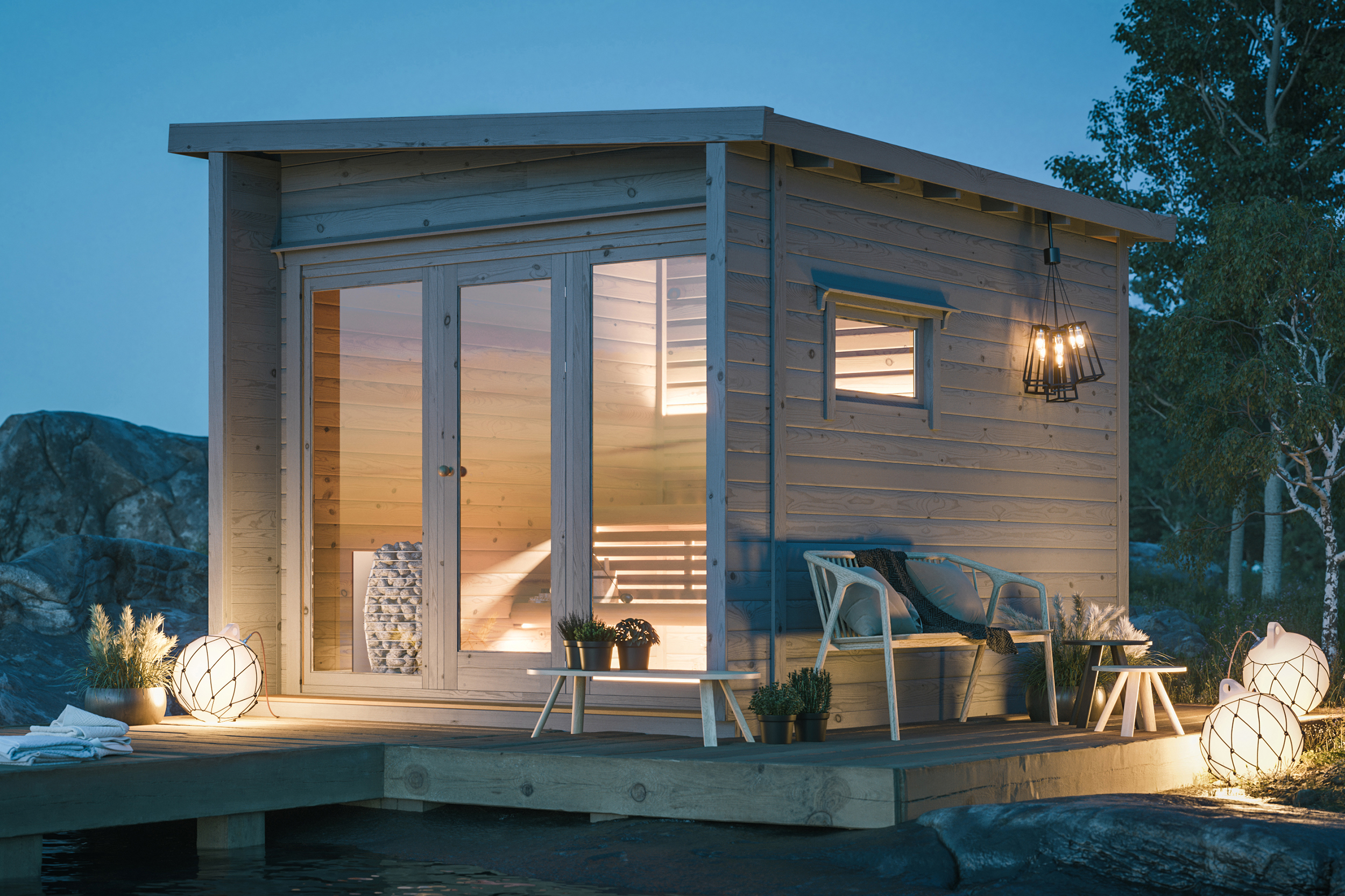 Gartensauna online kaufen - Kostenloser Versand | Polhus