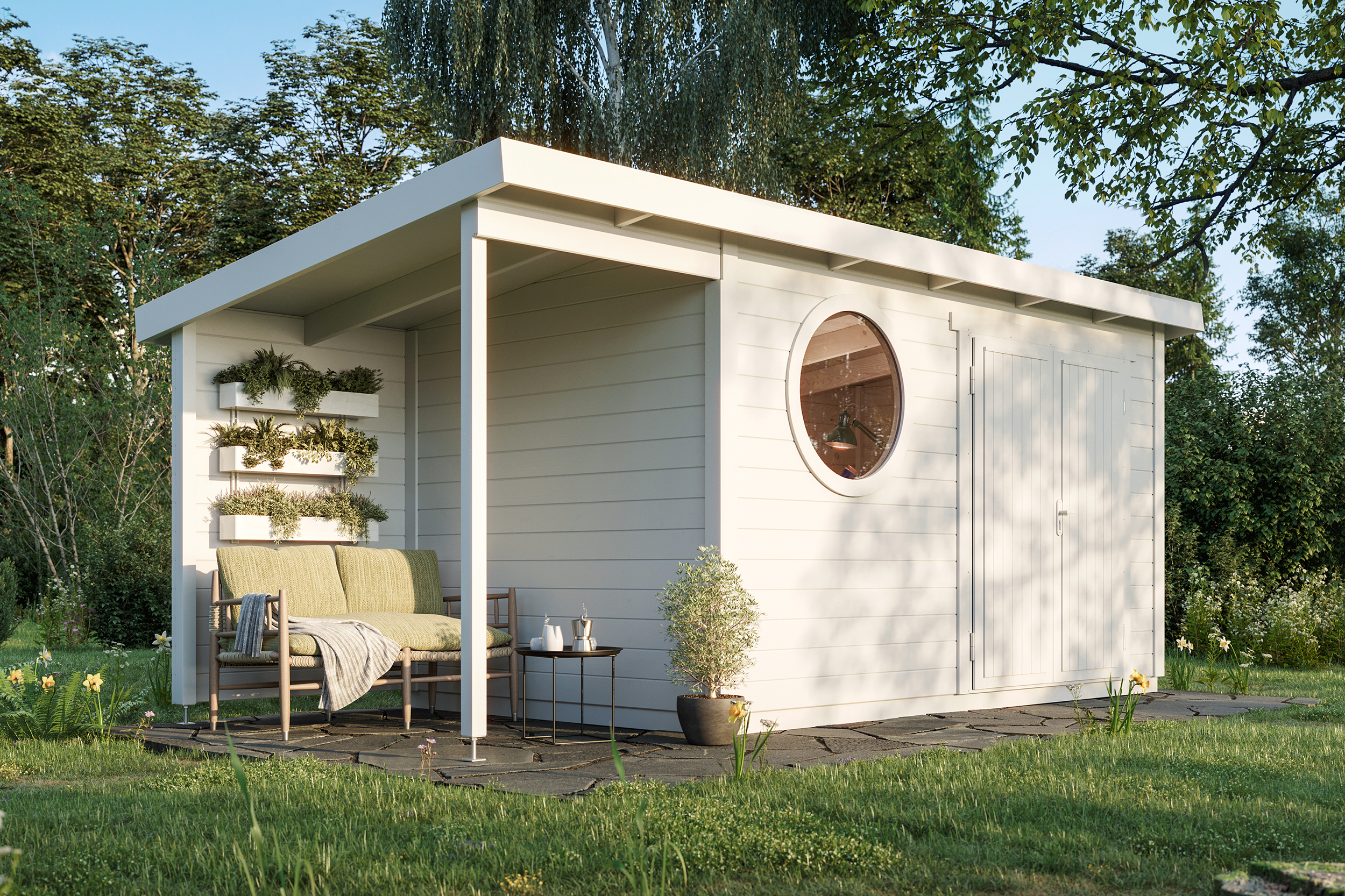 Tuinschuur - Bouw een betaalbaar tuinhuisje met een kant-en-klaar ...